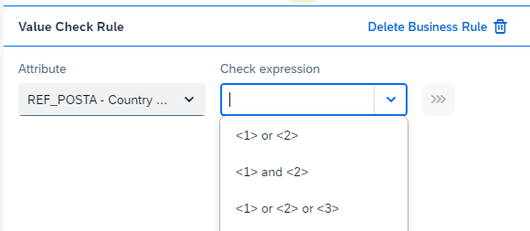 Value Check Rule – Software Support