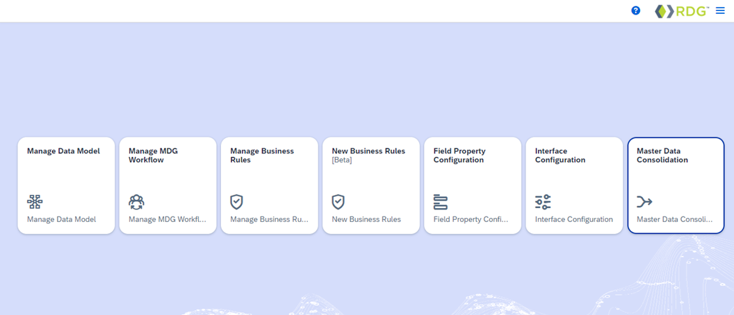 Master Data Consolidation (Process Templates) – Software Support