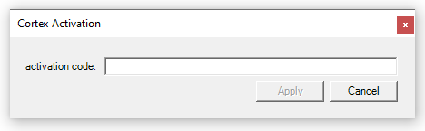 Cortex - Applying a renewal activation – Software Support